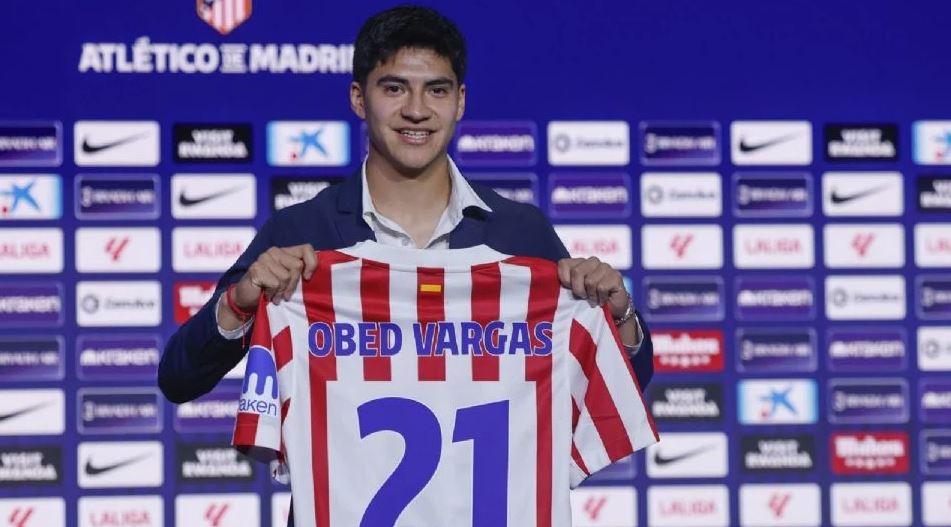 El mexicano Obed Vargas es presentado con el Atlético de Madrid | Al ...